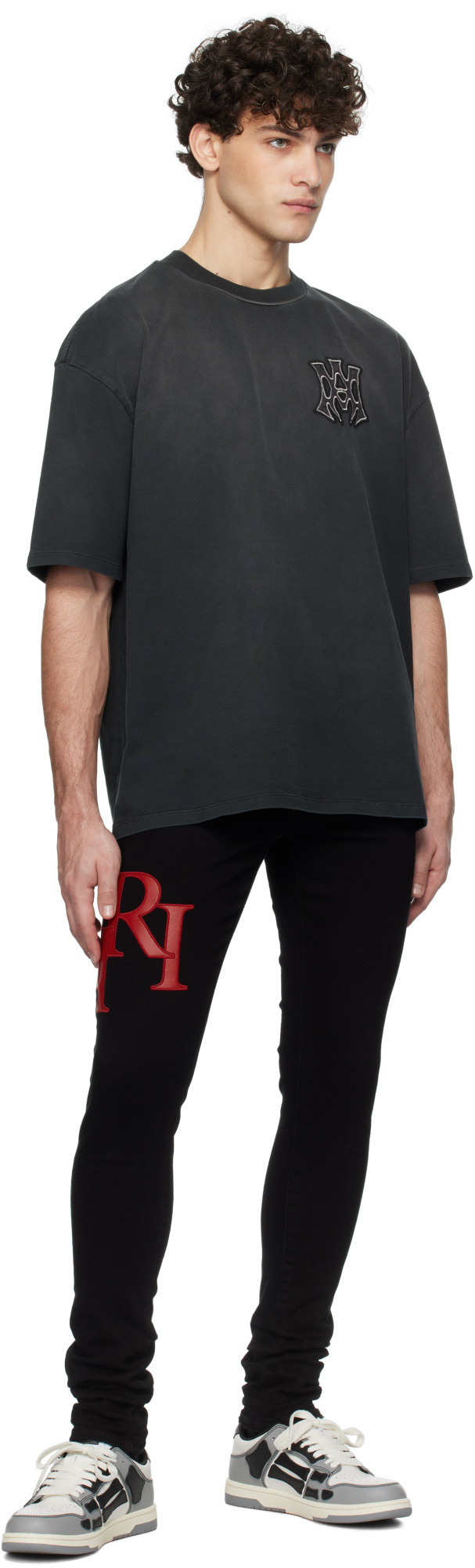 AMIRI Amiri Logo Appliqué Skinny Jeans